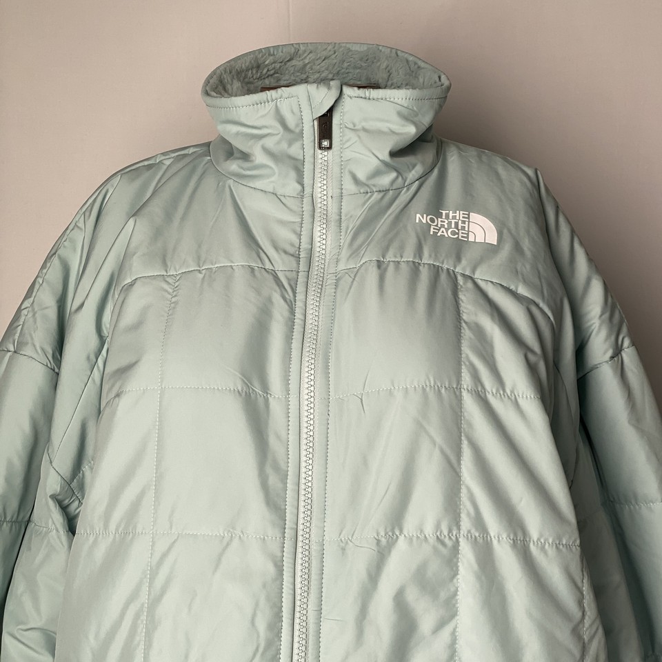 The North Face Girls Jacket Muted Pine Green Size XXL Reversible Shasta ...
