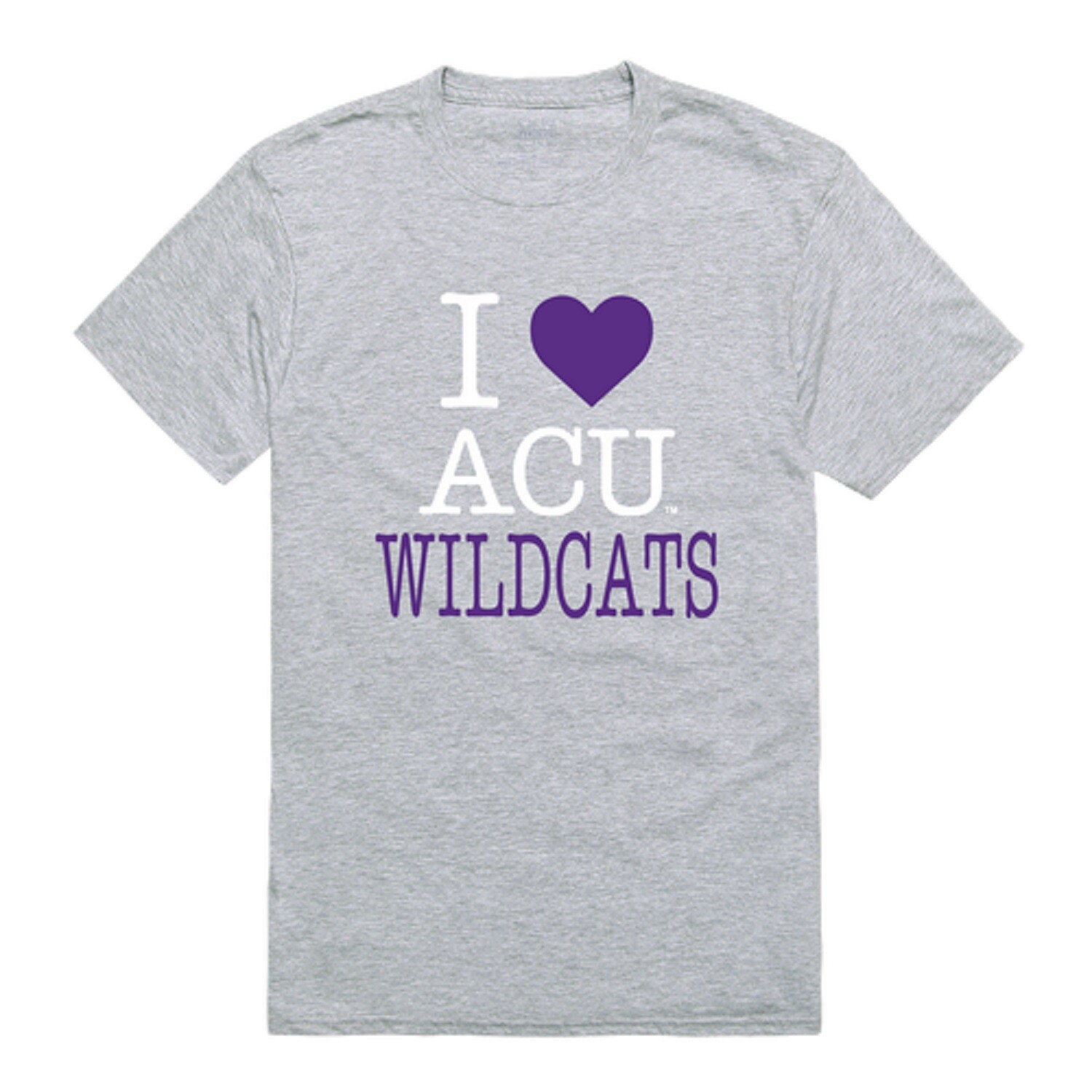 Abilene Christian University Wildcats ACU NCAA Cotton I Love Tee T ...