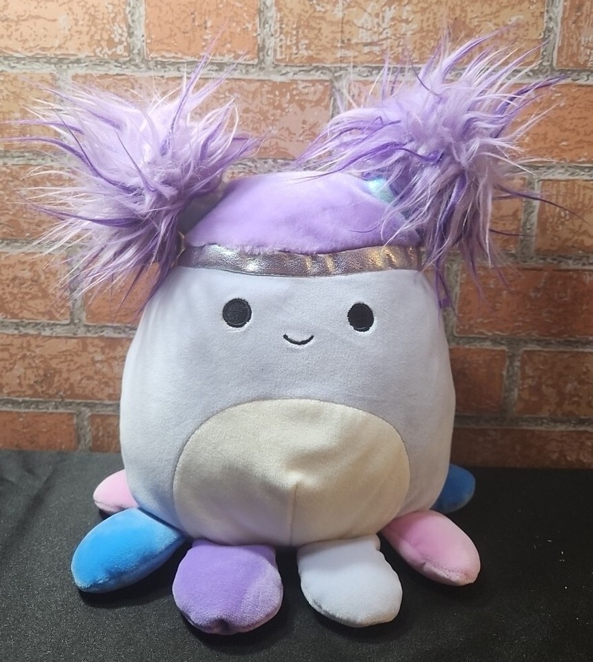 Kellytoy Squishmallows Squish Doos BEULA the OCTOPUS 8" Plush Purple ...