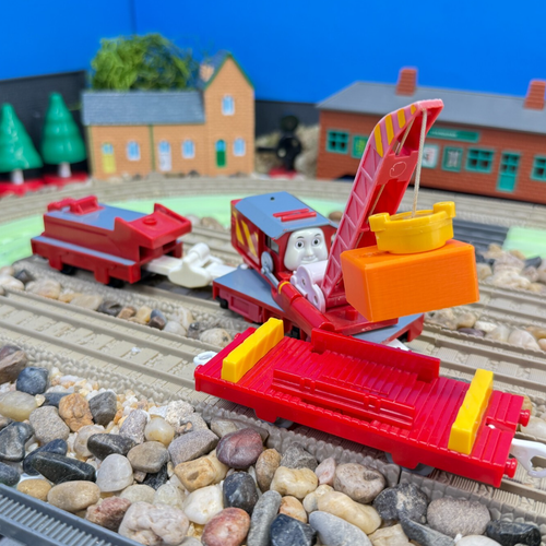Thomas & Friends Trackmaster ROCKY Motorized CRANE Train Working watch ...