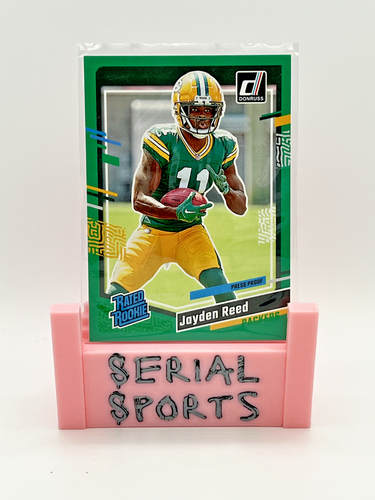 2023 Panini Donruss Jayden Reed Rated Rookie Card Green Press Proof ...