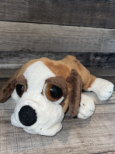 RUSS BERRIE LIL PEEPERS BRANDY ST BERNARD DOG BIG EYES PLUSH TOY 10 ...