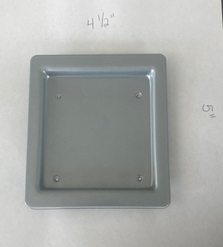 FIC & Trimark Silver RV 5" x 4 1/2" Baggage Door Lock Back Plate | eBay