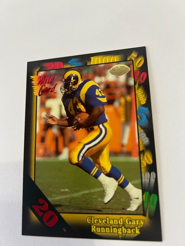 1991 wild card Cleveland Gary L.A. Rams #151 20 strip | eBay