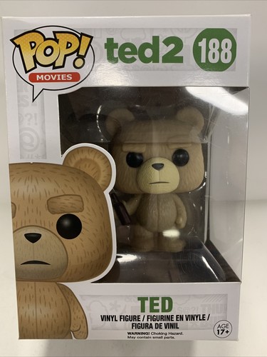 Funko Pop! Ted 2 - Ted W/ Beer Bottle #188 NEW In BOX | eBay