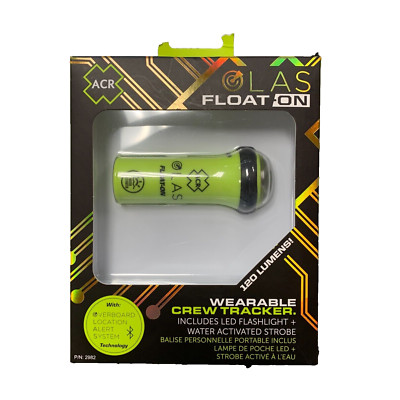 NEW ACR Float-On Light Buoyant Water-Activated Strobe & LED Flashlight ...