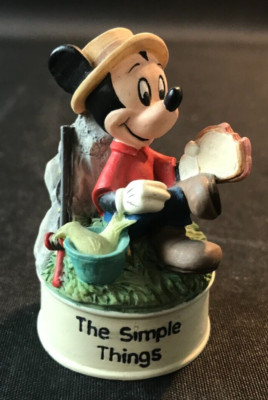 Vintage Walt Disney Collectible Lenox 1953 The Simple Things Mickey ...