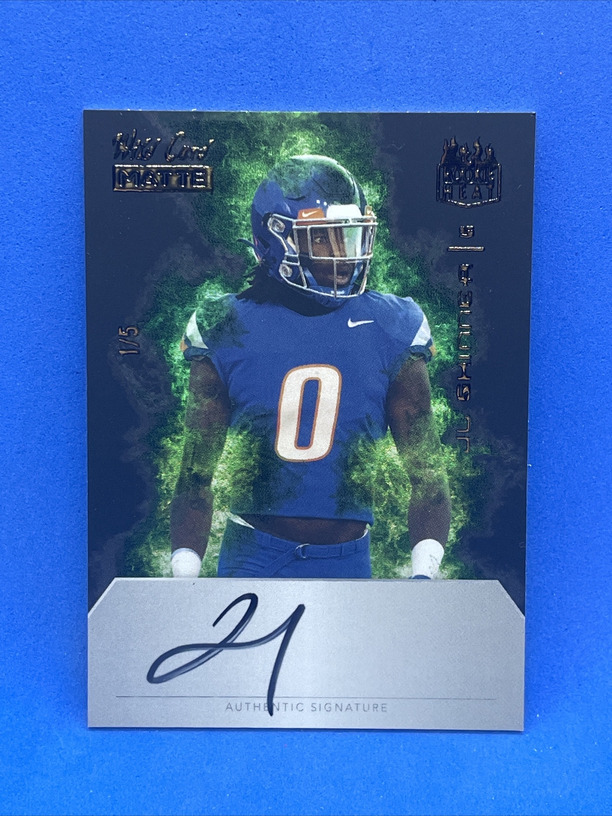 2023 WILD CARD MATTE CHASE JL SKINNER ROOKIE HEAT ON CARD AUTO 1/5 SSP ...