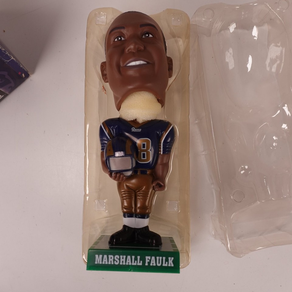 St. Louis Rams Bobblehead Marshall Faulk #28 NFL Limited Edition | eBay UK