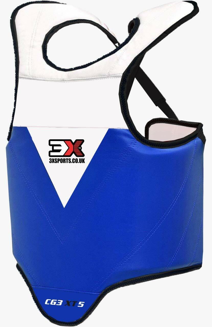 3X Sports Chest Guards Boxing Protector MMA Body Rib Armour Training ...