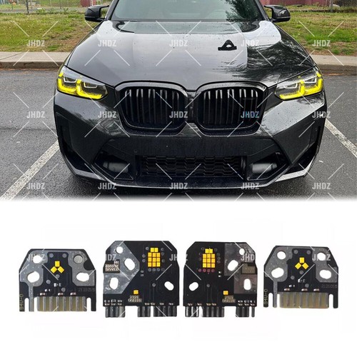 YELLOW ANGEL EYES DRL LED BOARDS FOR BMW X3M F97 X4M F98 LCI 2022 2023 ...
