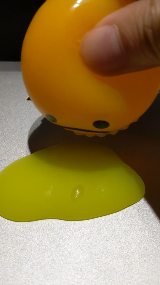 Squishy Puking Vomit Stress Ball Egg Yolk Yellow Slime Novelty Gag ...