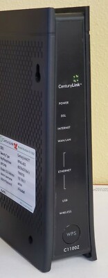 CENTURYLINK ZYXEL C1100Z VDSL2+ WI-FI MODEM ROUTER WITHOUT ADAPTER ...