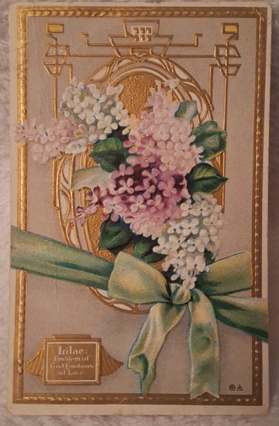 Lilac~"The Language Of Flowers" Vintage Postcard-love & Romance Lilacs ...