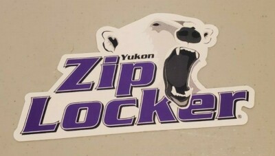 Yukon Gear and Axle Zip Locker Sticker Decal- New- Racing, Jeep ...