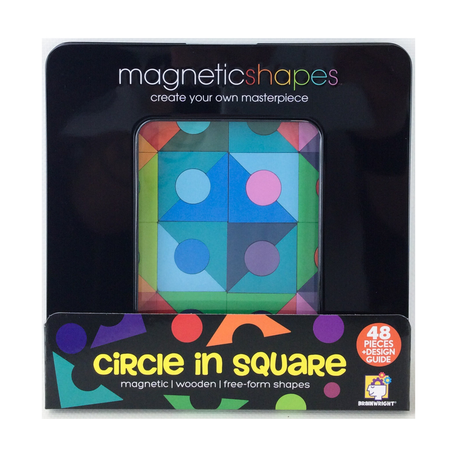 Brainwright Puzzle Gane Magnetic Shapes - Circle in Square New | eBay
