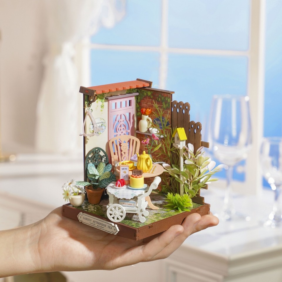 Rolife DIY Dollhouse Miniature With Furniture Mini Doll House Wooden ...