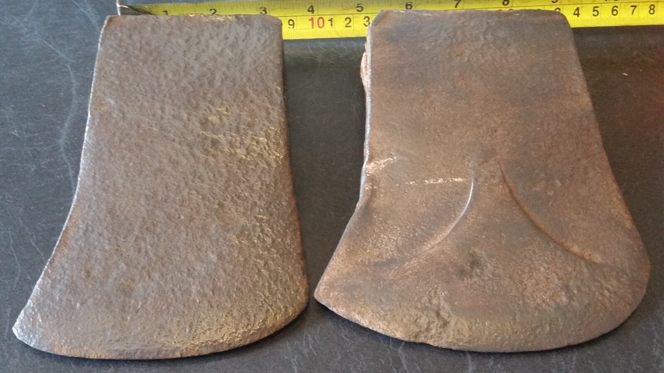 2 x vintage early axe heads stamp | eBay