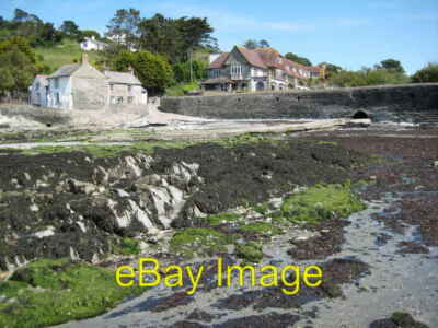 Photo 6x4 Lee Bay at low tide Lee Bay is a beautiful spot pictured here ...