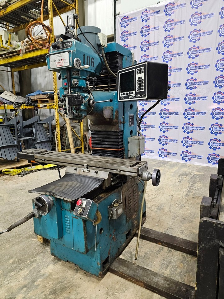 SWI TRAK Model TRM 2-Axis CNC Vertical Bed Mill | eBay