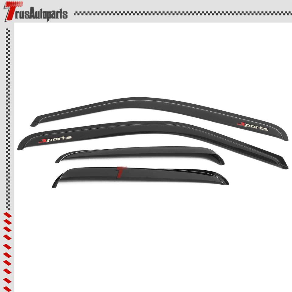 Fits 99-06 Chevy Silverado GMC Sierra Extended Cab Window Visor Shade w ...