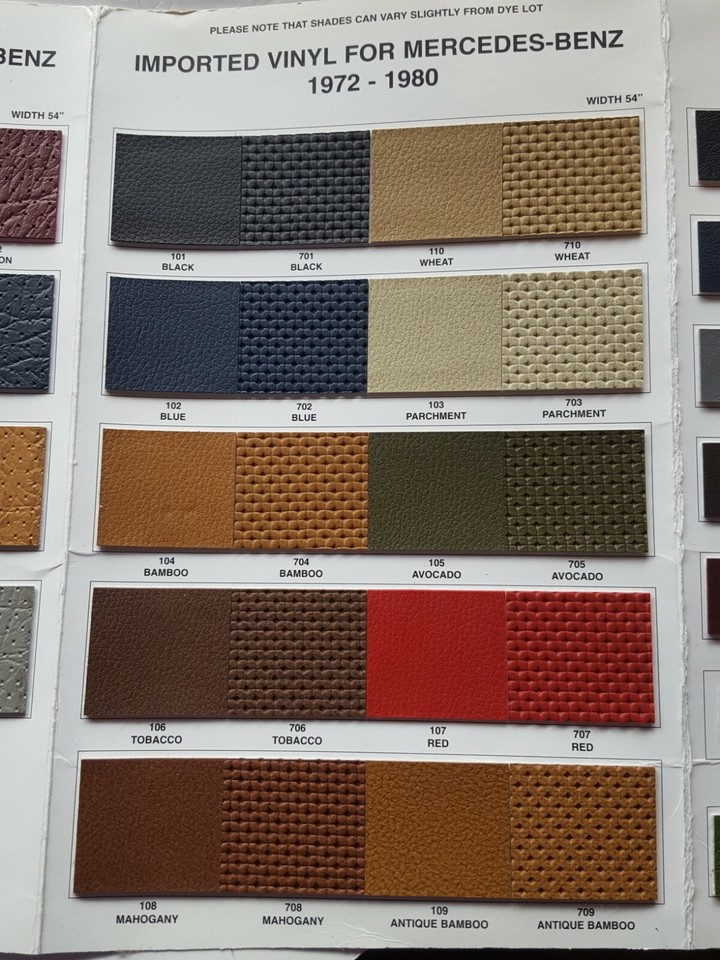 MERCEDES 380SL 560SL 107 80-89 UPHOLSTERY SEAT KIT MB TEX PALOMINO ...