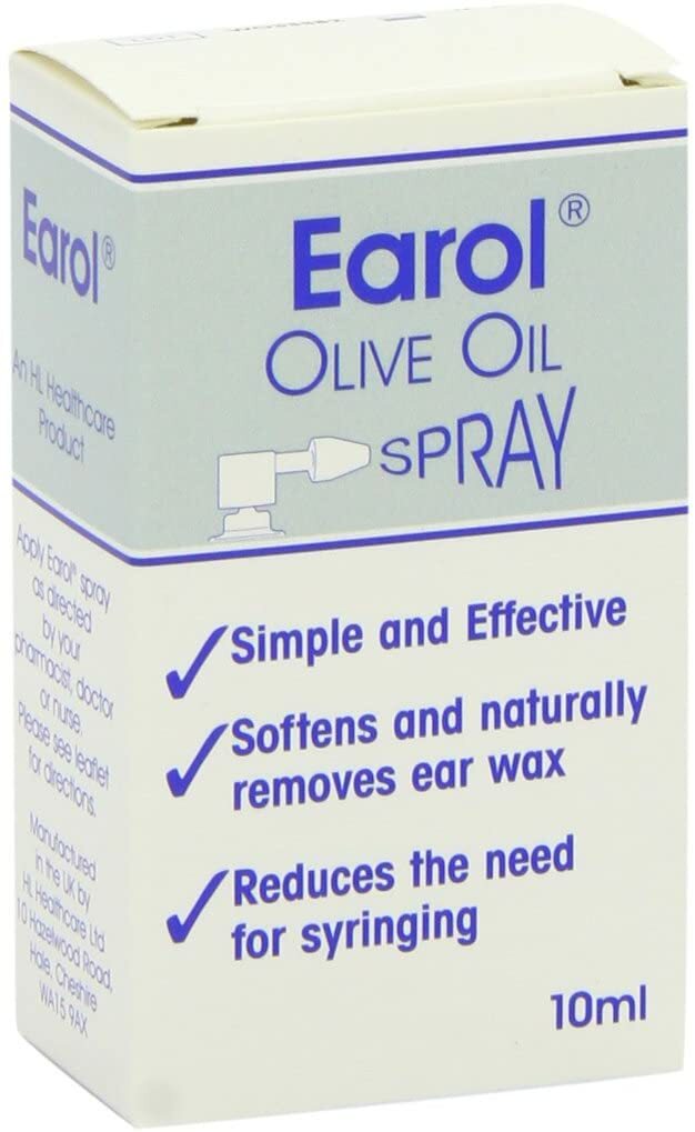 Earol Ear Wax Remover Olive Oil Spray - Pack of 10ml | eBay UK
