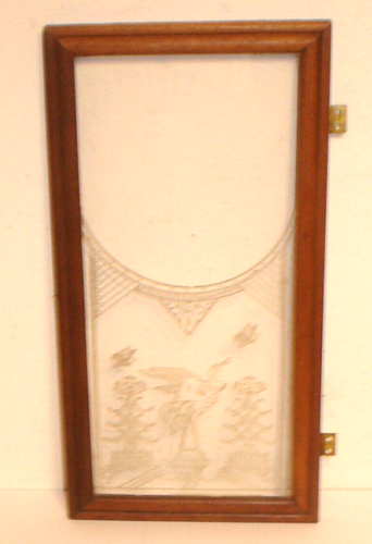 Antique Waterbury Flamingo Glass Single Dial Calendar Parlor/Kitchen ...