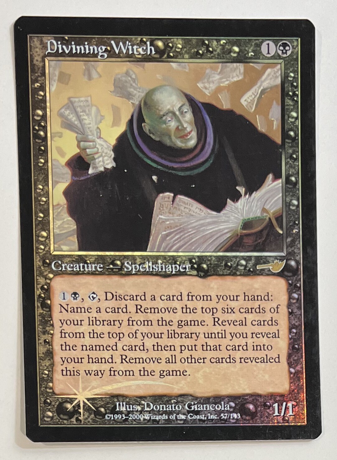 MTG DIVINING WITCH (FOIL) Nemesis (OldManMTG 003-450) | eBay