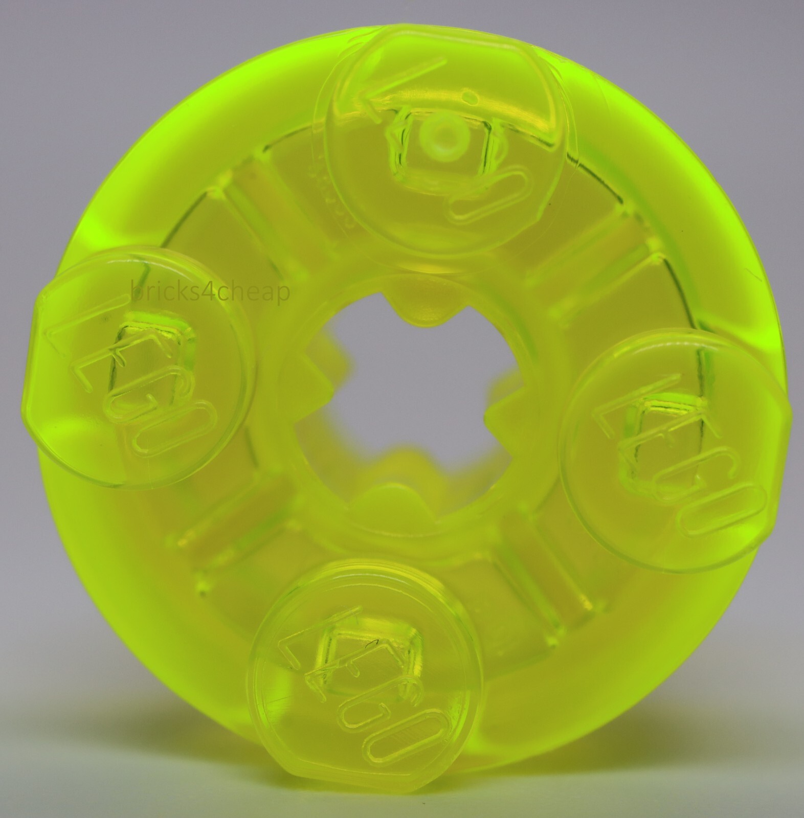 Lego 10x Trans Neon Green Brick Round 2 x 2 with Axle Hole | eBay