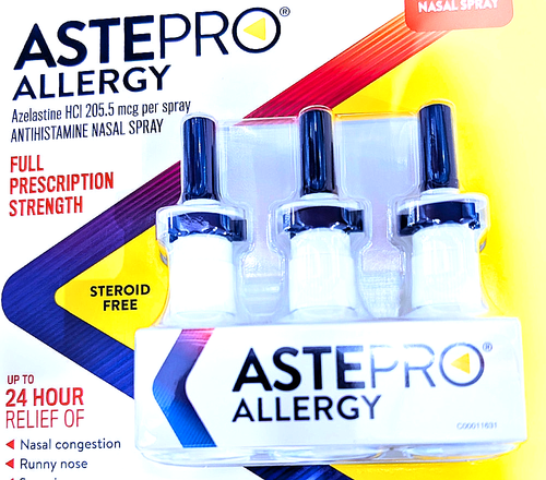 Astepro Allergy Antihistamine Nasal Spray 3x120 Metered Spray Bottle ...
