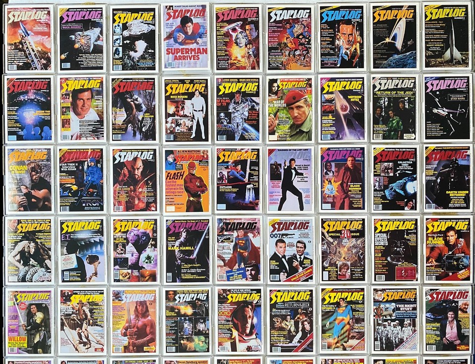 1993 Starlog Magazine Covers Complete Trading Card Set of 106 Cards | eBay