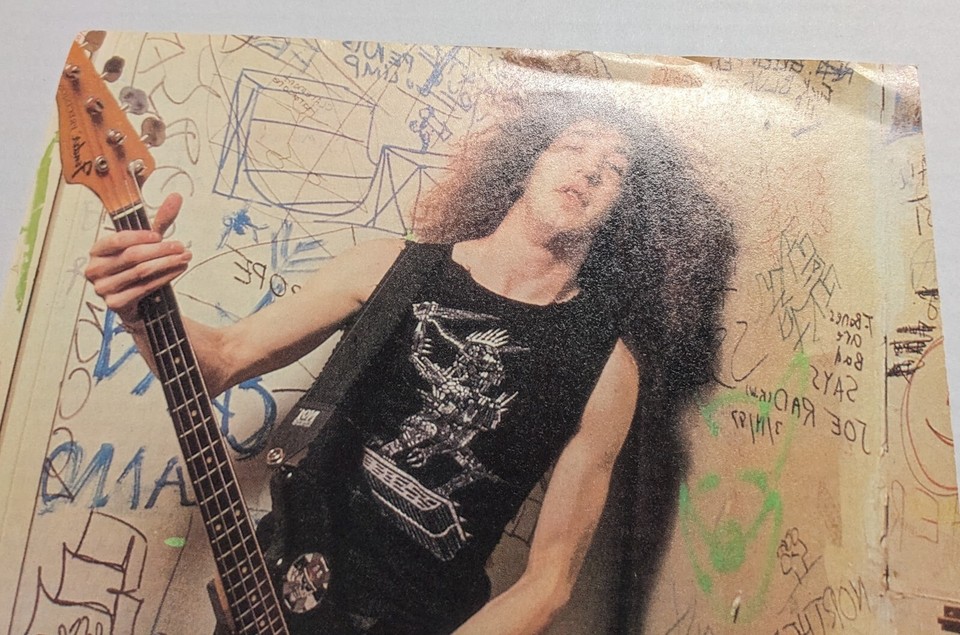 NUCLEAR ASSAULT / S.O.D. / DAN LIKER / BAND MAGAZINE FULL PAGE PINUP ...