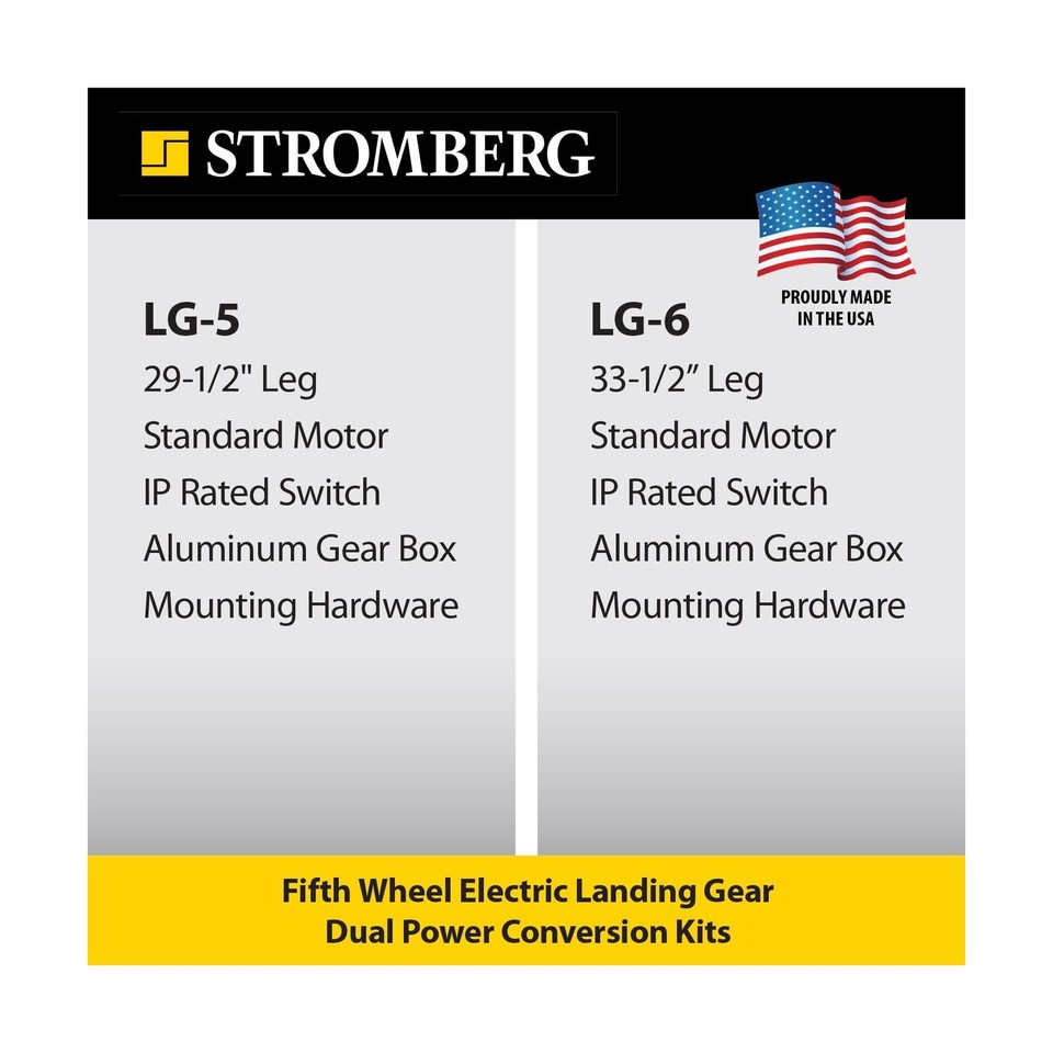 Stromberg Carlson LG-5 Dual Power Landing Gear Conversion Kit - 5th ...