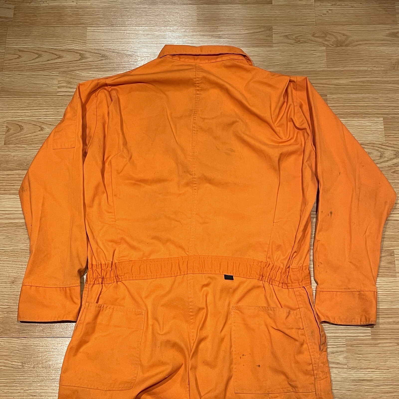 Vintage Gulf Orange Coveralls Mechanics Jumpsuit Canada Made Size 44 L ...