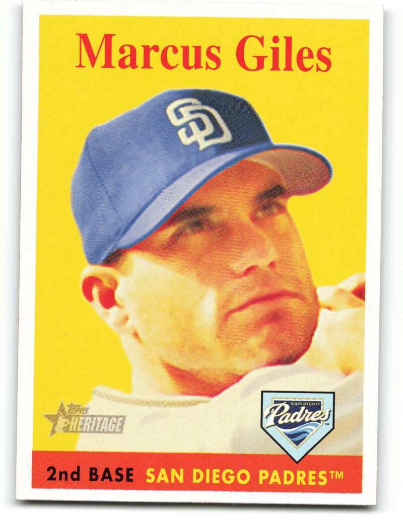 2007 Topps Heritage #190 Marcus Giles NM-MT Braves | eBay