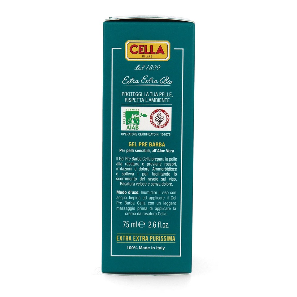 Cella BIO Pre Shave Gel mit Aloe vera 75 ml | eBay.de