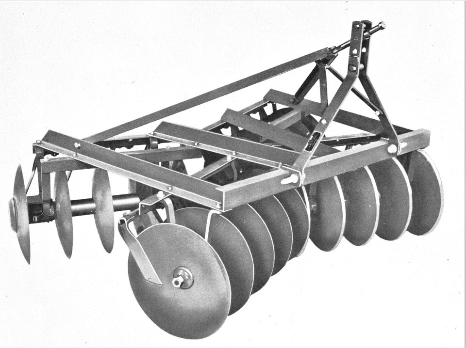 Ford Dearborn Tandem Disc Harrow 3pt Hitch Owners Manual 8n 2n 9n 11-59 ...