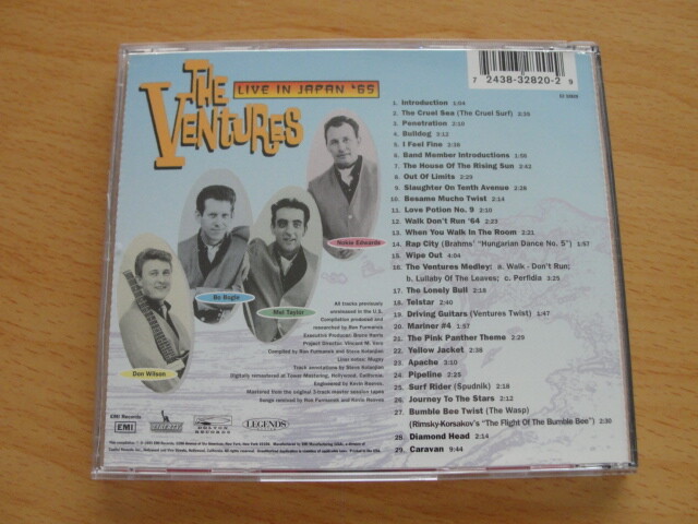 The Ventures - Live in Japan '65,EMI E2 32820 USA 1995,mint ...