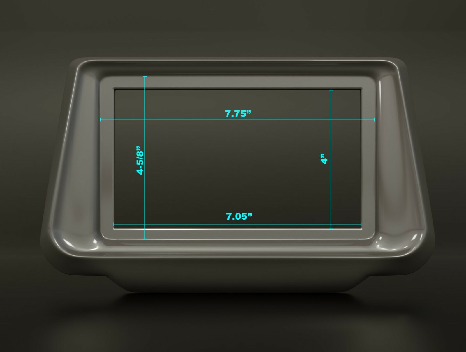 1967-1972 Chevrolet C10 Truck, K5 Blazer & GMC Double DIN Radio Bezel ...