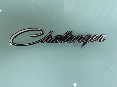 NOS 1970-1974 Dodge Challenger emblem OEM 3445224 MOPAR | eBay