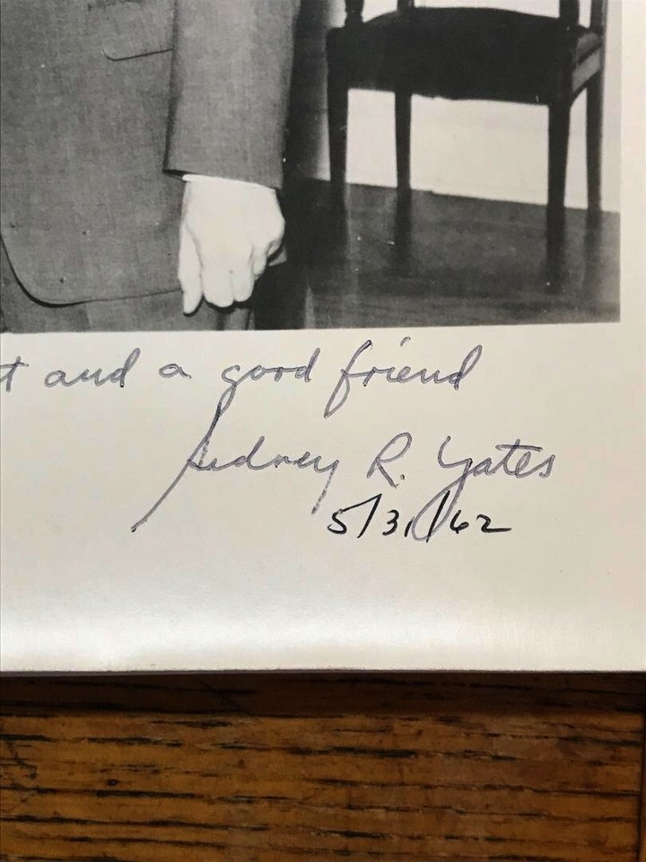 AUTHENTIC signed PRESIDENT JOHN F. KENNEDY AUTOGRAPH PHOTOGRAPH 1962 ...