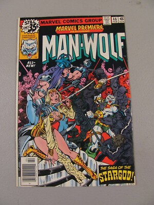 Marvel Premiere #46 (1979) FN+ Marvel Comics Featuring Man-Wolf BIN ...