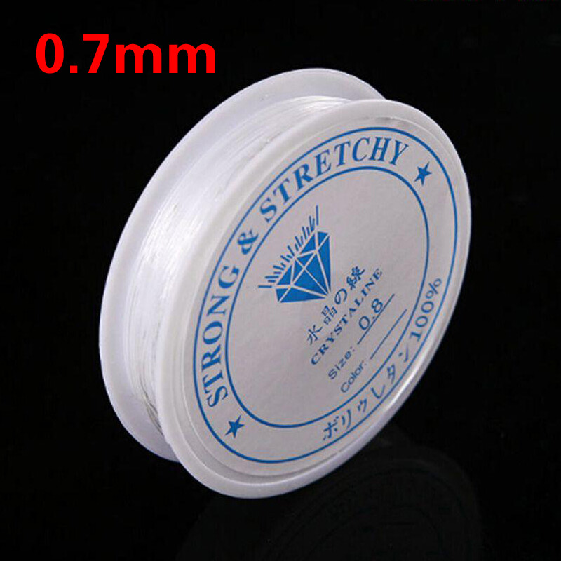 Stretch Elastic Beaded Line Cord Thread Cord String DIY Necklace ...