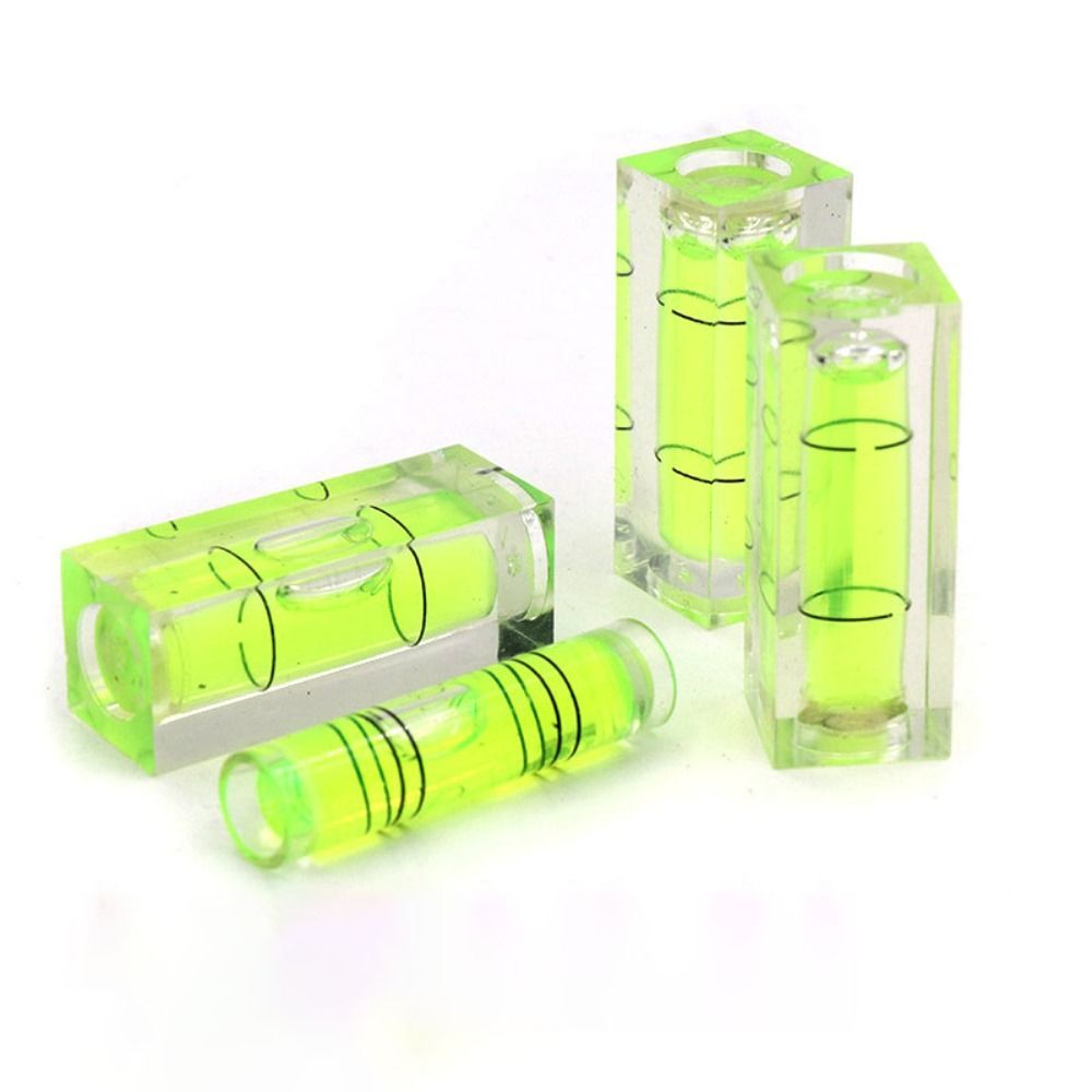 Plastic Small Bubble Level 1.5*1.5*4cm Measuring Layout Tools Living ...
