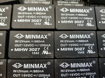 MINMAX MIHW3027, DC/DC Wandler 12V auf 15V (Menge 12 Stück) | eBay.de