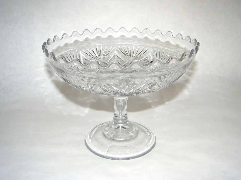 EAPG Early American Pattern Glass Bryce Higbee Melrose Sheaf & Diamond ...