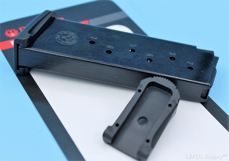 Ruger EC9s Magazine Value 2-Pack 7-Round RD OEM LC9 LC9s Clip Mag 9mm ...