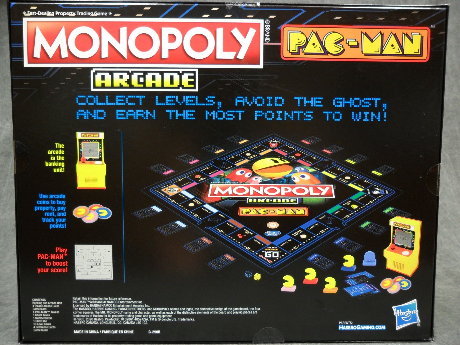 Hasbro NEW * Pac-Man Monopoly Arcade Edition * Board Game | eBay