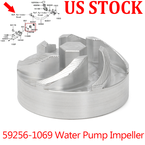 For Kawasaki Brute Force 650 750 KFX700 Prairie Teryx Water Pump ...